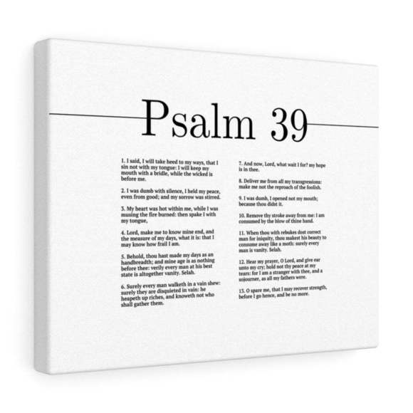 Express Your Love Gifts | Art | Scripture Sign My Hope Is In Thee Psalm ...